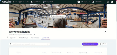 Our features - Immersive Learning Platform - Uptale